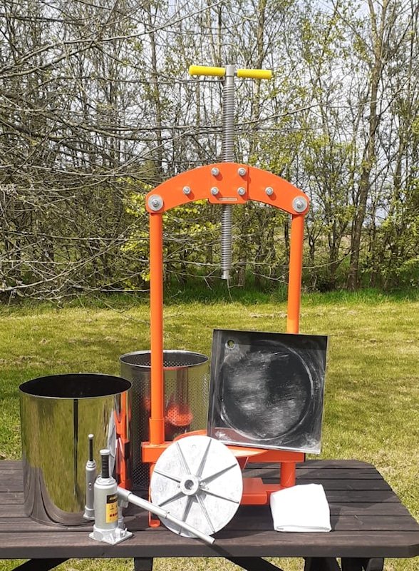 Hydraulic Fruit Press SVJ25 (25 litre) Bottle Jack Apple & Cider press ...